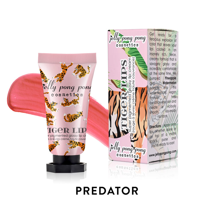 Tiger Lips - Super Pigmented Glossy Lip Cream – Jelly Pong Pong Cosmetics